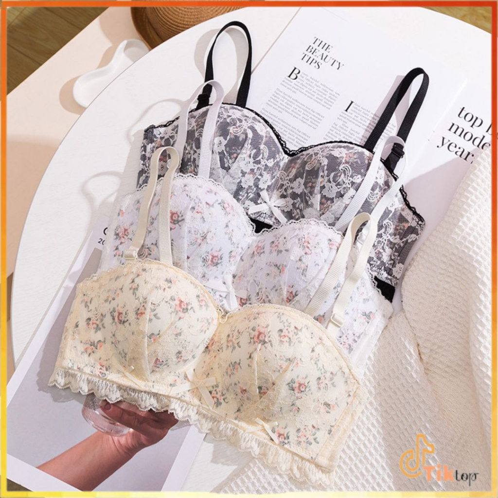 Jual 【Tiktop】Bra wanita Sexy Fashion Korea BH Push Up Tanpa Kawat Murah ...
