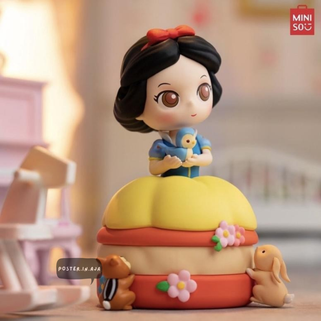 Jual Disney Princess Jewelry Box Macarons Miniso Blind Box Action Figure Cinderella | Belle ...