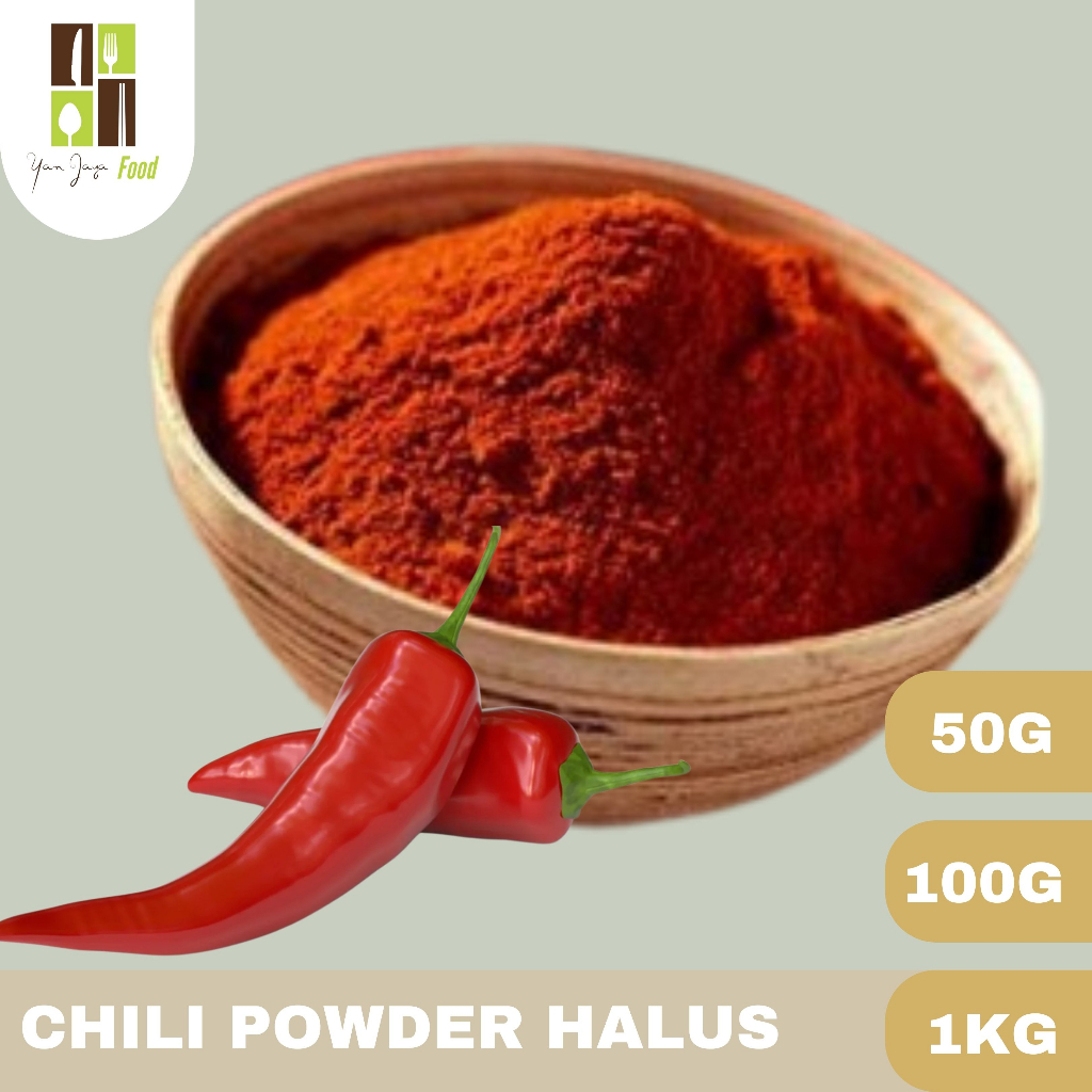 Jual Chili Powder /Bubuk Cabe Halus/ Bubuk Cabai Merah Kemasan Re-pack ...