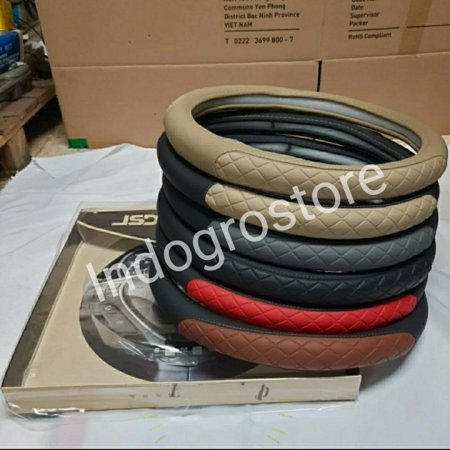 Jual SARUNG STIR COVER SETIR KULIT MOBIL WULING FORMO CORTEZ CONFERO ...