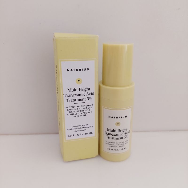 Jual NATURIUM Multi Bright Tranexamic Acid Treatment 5% Serum 30ml | Shopee Indonesia