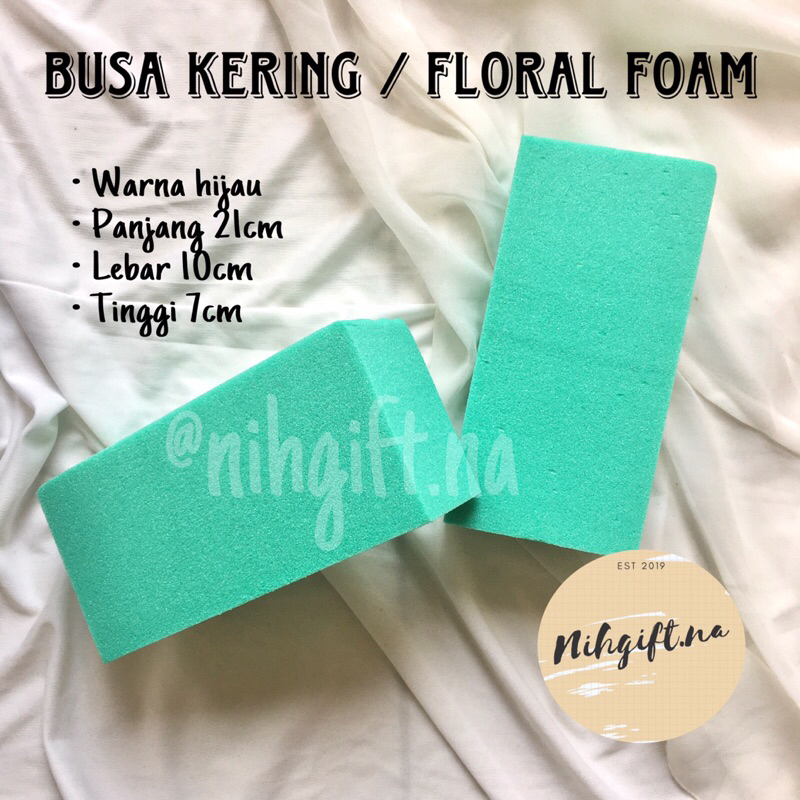 Jual BUSA KERING / FLORAL FOAM / GABUS TANAMAN BUNGA PLASTIK | Shopee ...