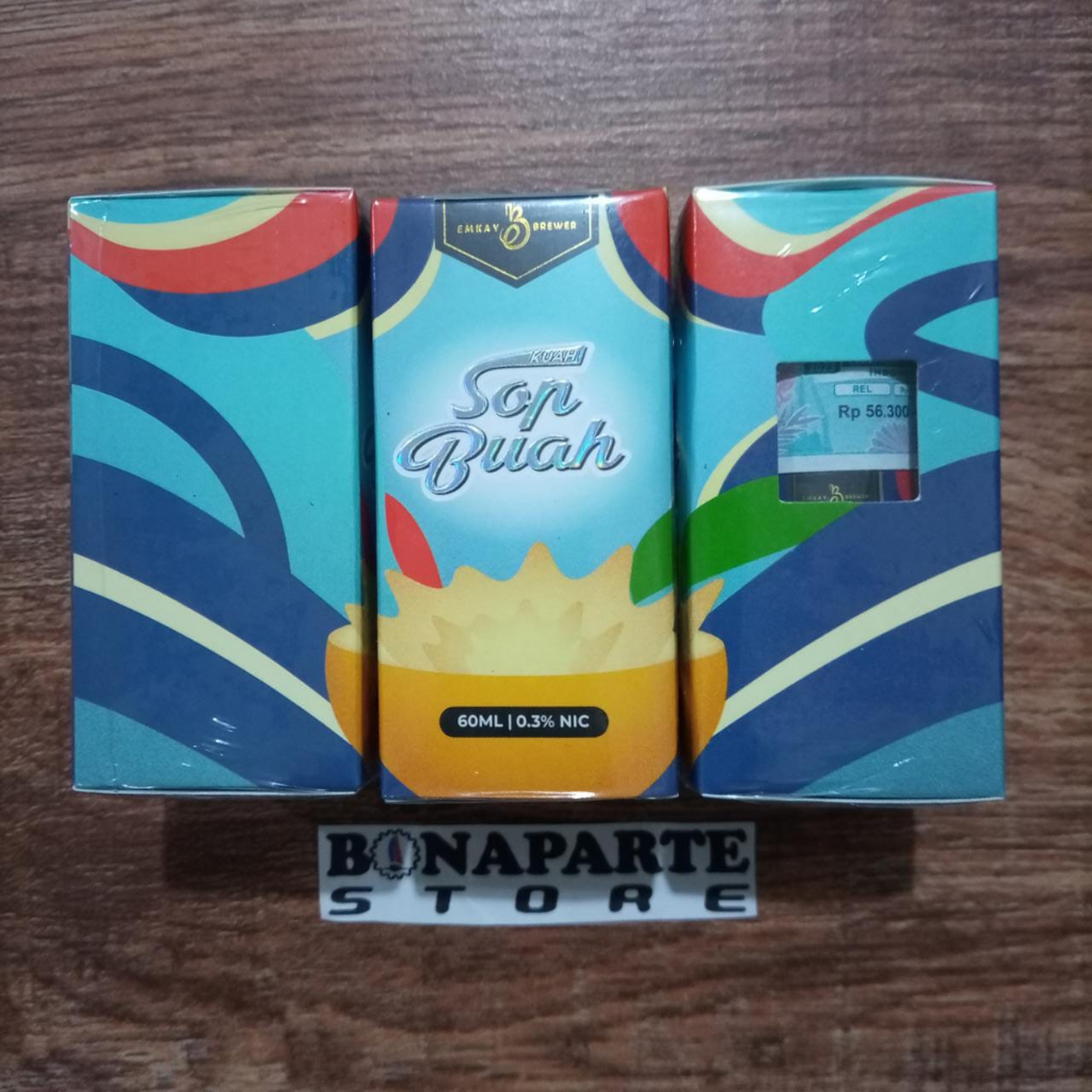 Jual Liquid Emkay Kuah Sop Buah 60ML 3MG by Emkay Brewer x CMW | Shopee ...