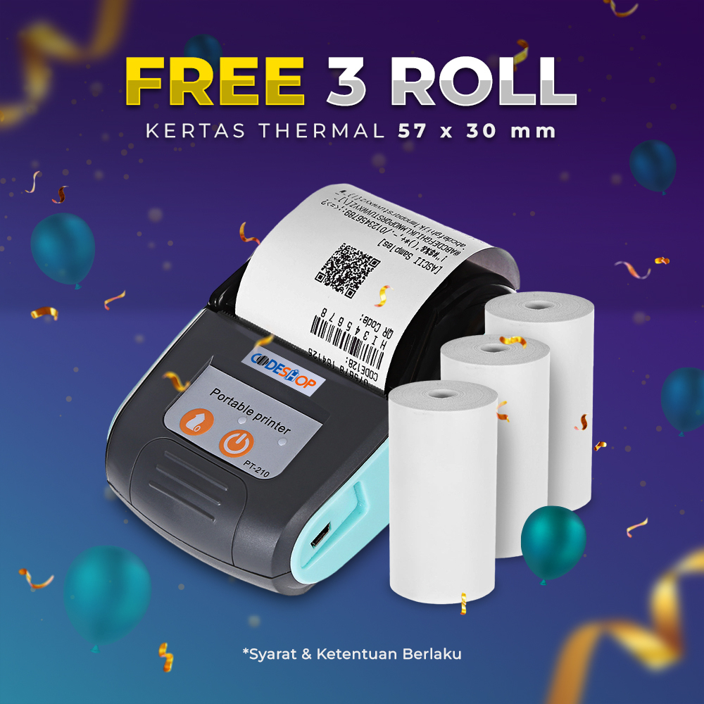 Jual MOBILE PRINTER BLUETOOTH ANDROID - INFORCE P58 OLSERA MOKA POS GP ...