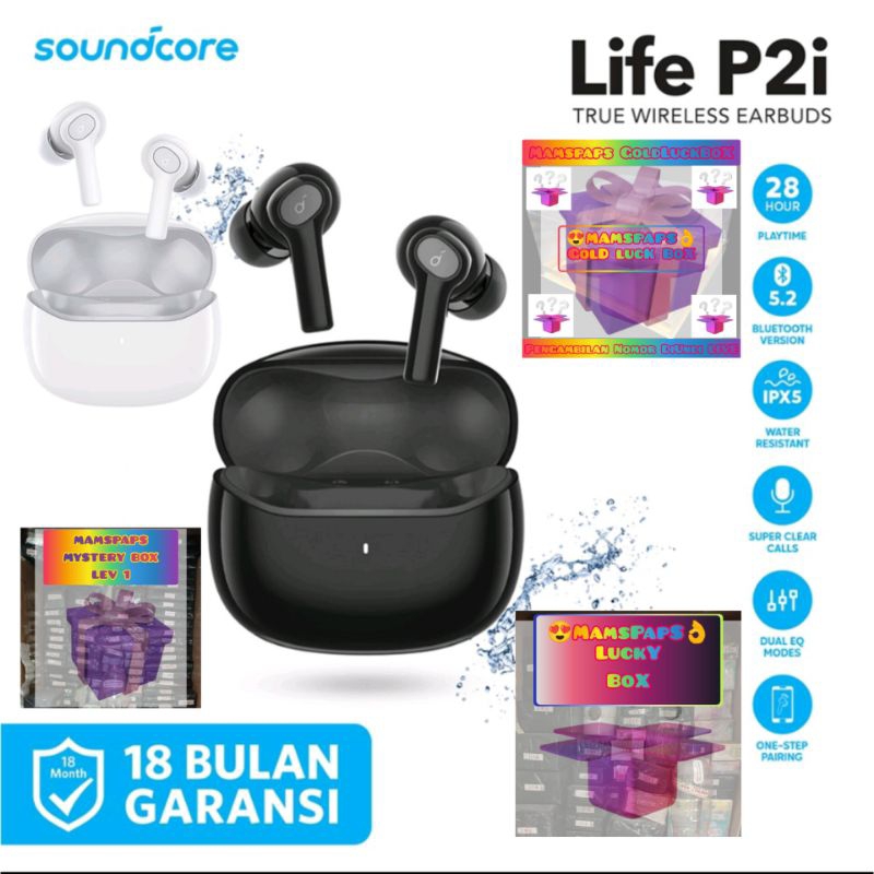 Jual TRUE WIRELESS EARBUDS ANKER SOUNDCORE LIFE P2i - A3991 GARANSI ...