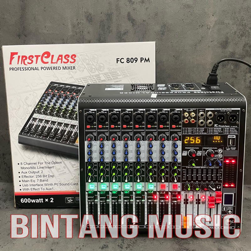 Jual Power Mixer Firstclass FC 809 PM Original fc809 pm 8 channel 809pm ...