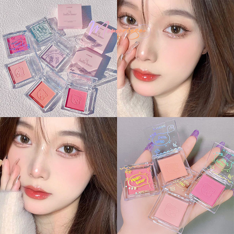 Jual COD&Ready Blush On Palette Matte Blusher Powder Natural Warna Korean Makeup Smooth Long ...