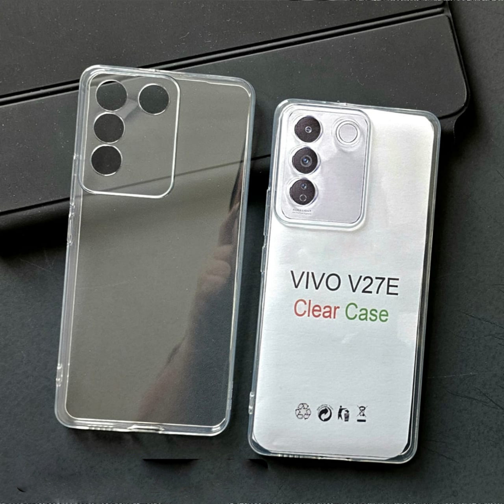 Jual Case Vivo V27E Casing Clear HD KETEBALAN 2MM BENING TRANSPARAN TPU ...