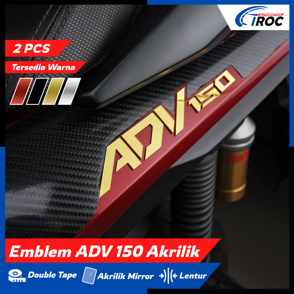 Jual Tulisan ADV 150 Timbul 3D Emblem ADV 160 Original Sticker ADV 150 ...