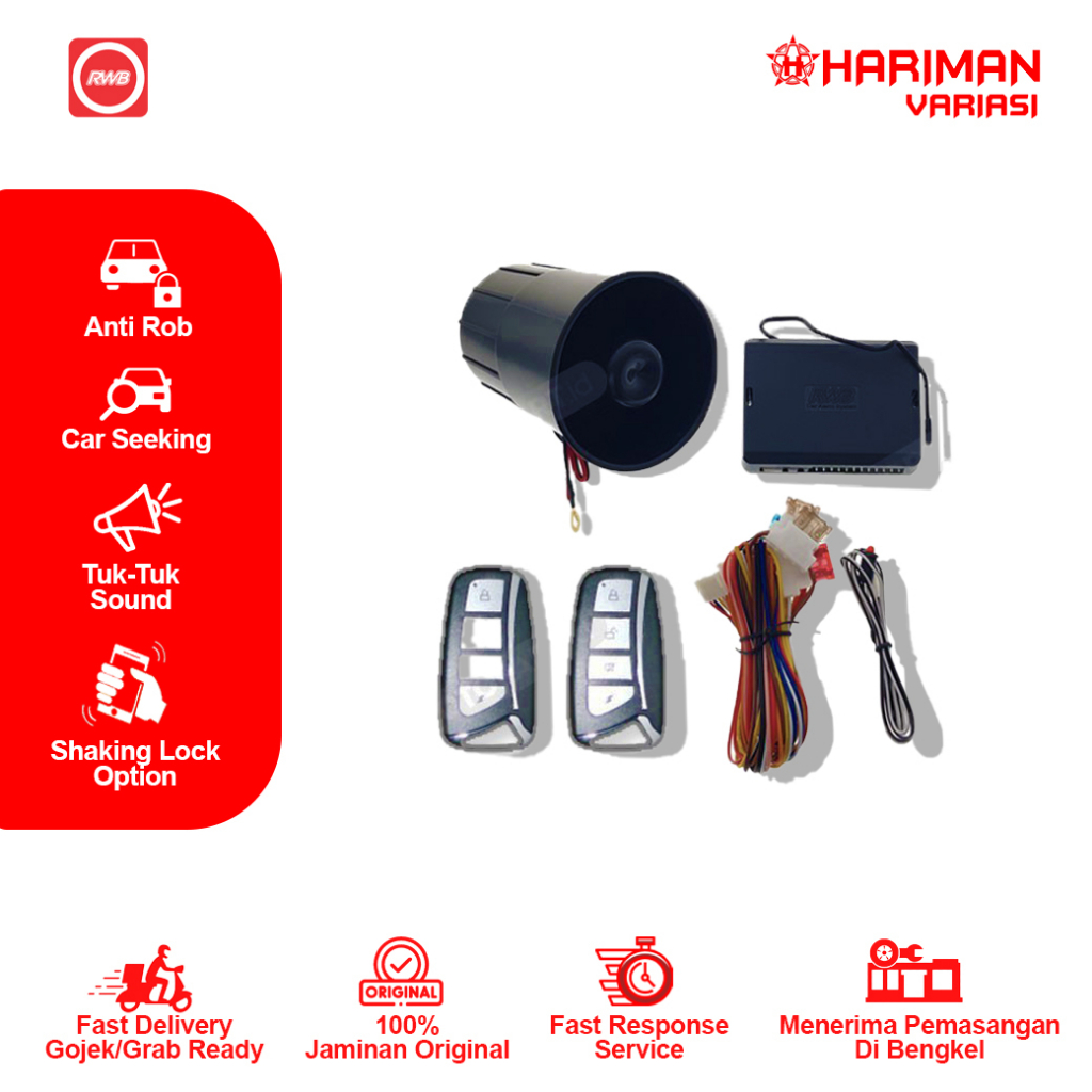 Jual Alarm Premium Model Tuk Tuk RWB Tipe RWB 8800 | Shopee Indonesia