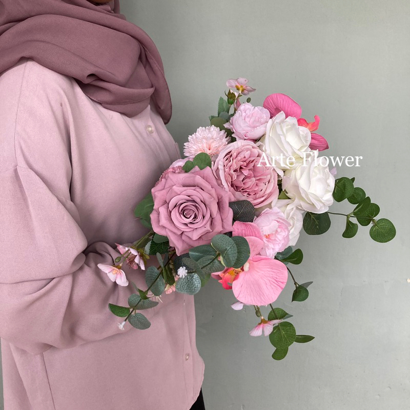 Jual Wedding Flower Bridal Hand Bouquet Bunga Pernikahan Lamaran ...