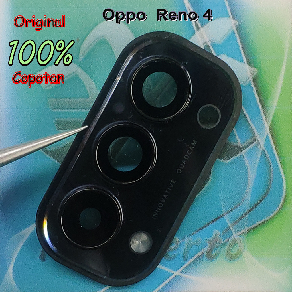 Jual Oppo Reno 4 CPH2113 Ring lensa frame kaca kamera belakang copotan ...
