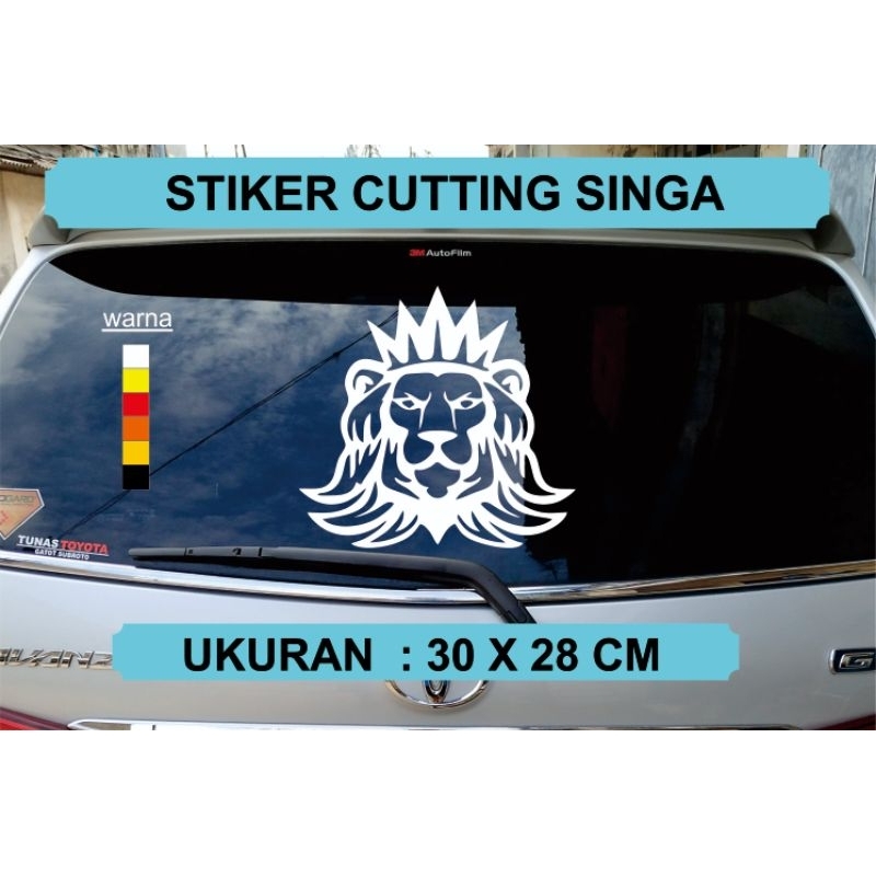 Jual stiker cutting gambar singa 1 | Shopee Indonesia