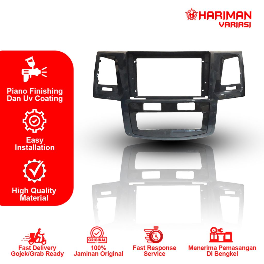 Jual FRAME HEAD UNIT FORTUNER 2005 AC DIGITAL 9 INCH | Shopee Indonesia