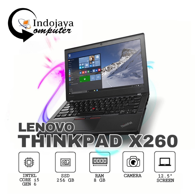 Jual Laptop Lenovo ThinkPad X260 Core i5 Gen6 RAM 8GB SSD 256GB Murah Bergaransi | Shopee Indonesia