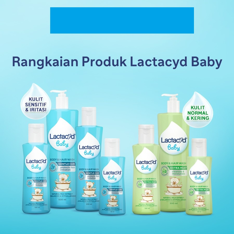 Jual Lactacyd Baby Liquid Soap Cleansing dan Moisturizing Blue with ...