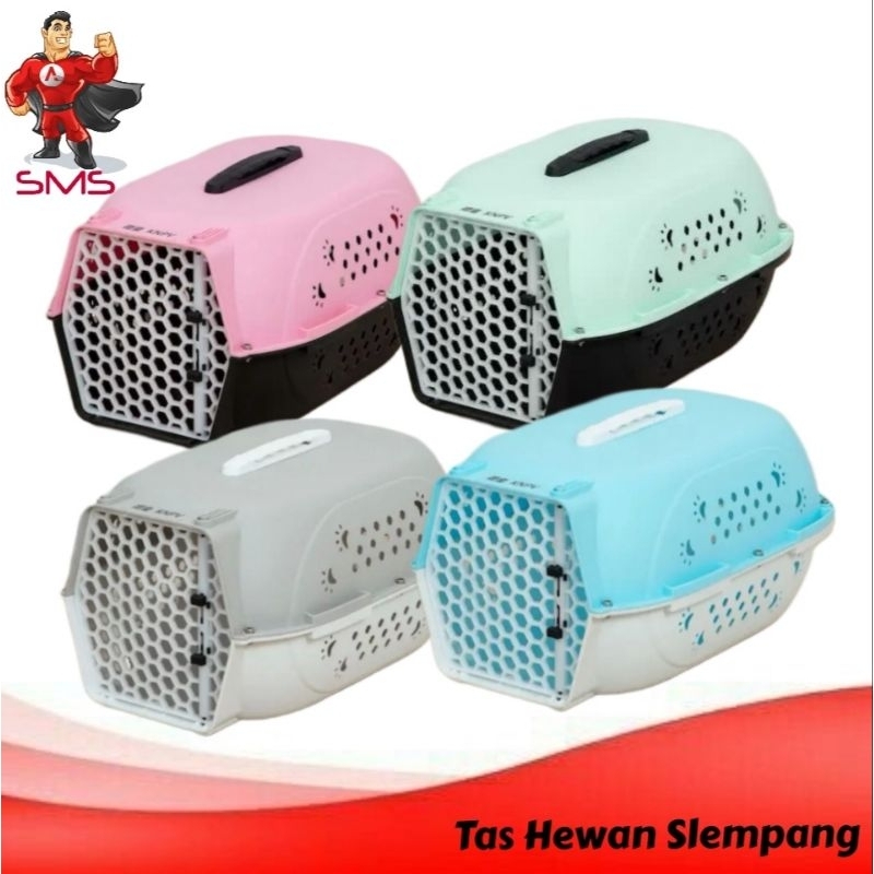 Jual Pet Cargo Box Kandang Kucing Plastik Kokoh Elegan | Shopee Indonesia