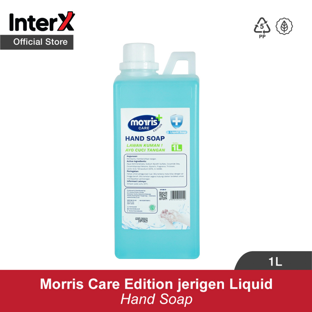 Jual Morris Hand Soap Fresh and Clean 1 Liter | Shopee Indonesia