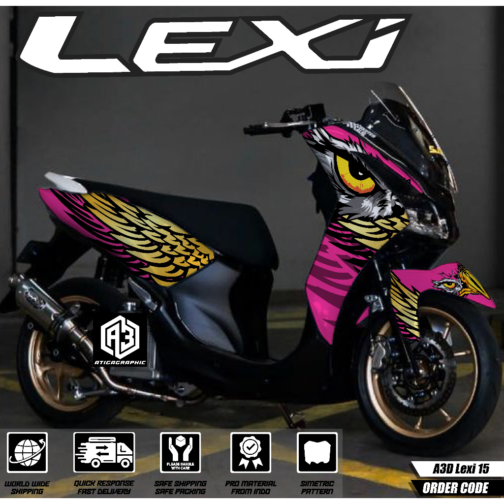 Jual Decal Sticker Lexi Fullbody - Dekal stiker yamaha lexi terbaru ...