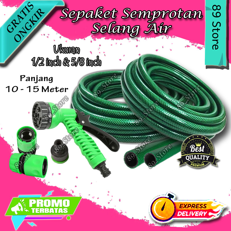 Jual SELANG AIR SEPAKET SEMPROTAN AIR TAMAN KEBUN / SEMPROTAN SELANG ...