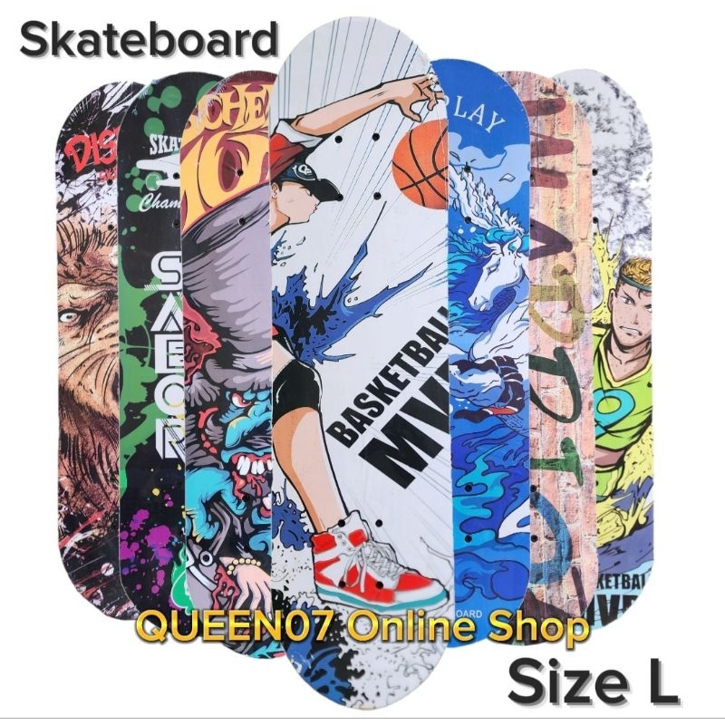 Jual SKATEBOARD / PAPAN SELUNCUR SIZE L (BESAR) ANAK DAN DEWASA ...
