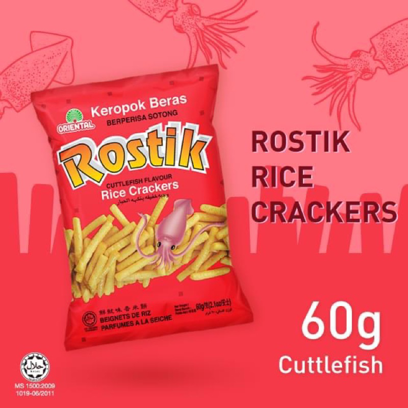 Jual Oriental Snack Super Ring Rota Green Pea Rostik Chicken Ring 60g ...