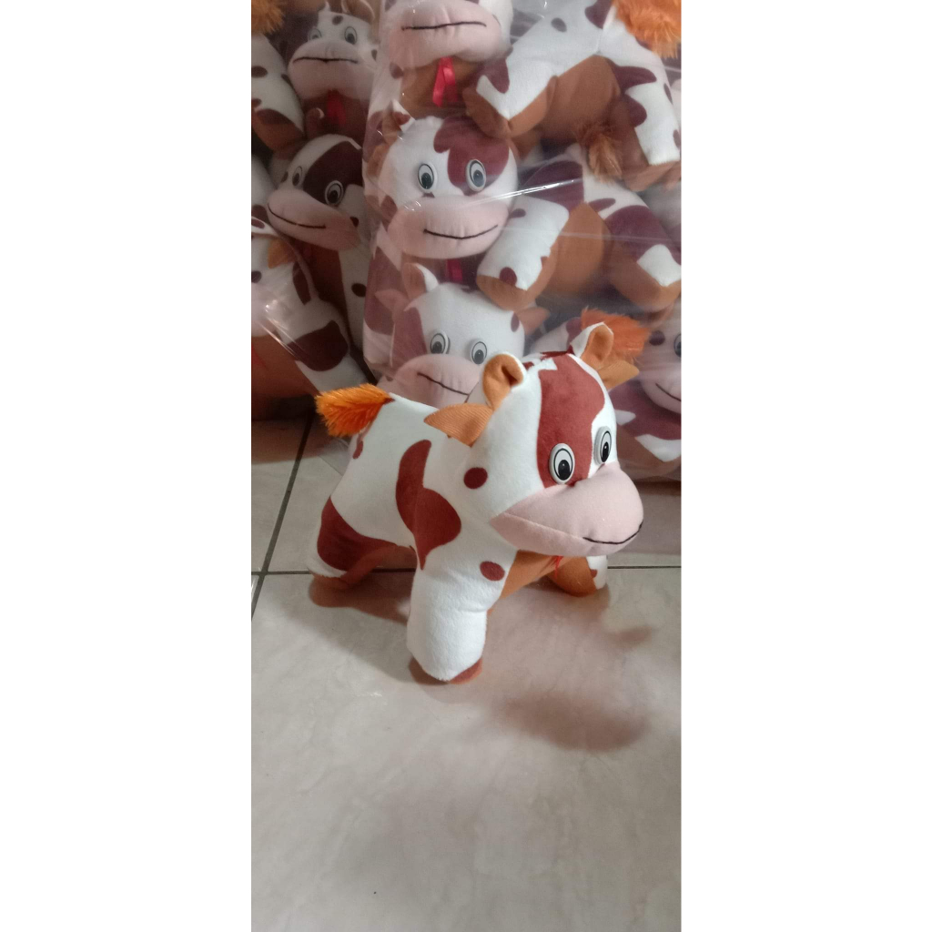 Jual Boneka Sapi Size S Tinggi 30cm BISA COD | Shopee Indonesia