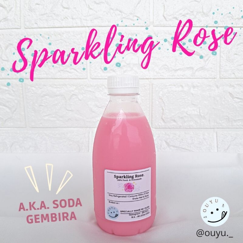 Jual Ouyu Sparkling Rose/ Soda Gembira (Minuman Soda Gembira) | Shopee ...