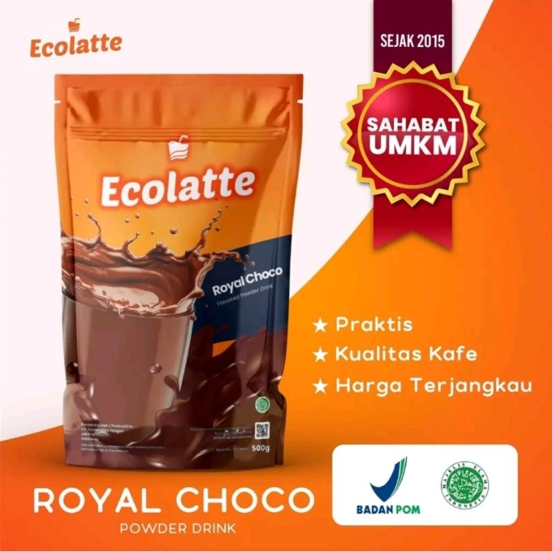 Jual ECOLATTE ROYAL CHOCO 1kg | Shopee Indonesia