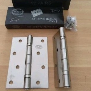 Jual engsel nilon 4 nikel door hinges 4" 4 inchi engsel pintu | Shopee ...