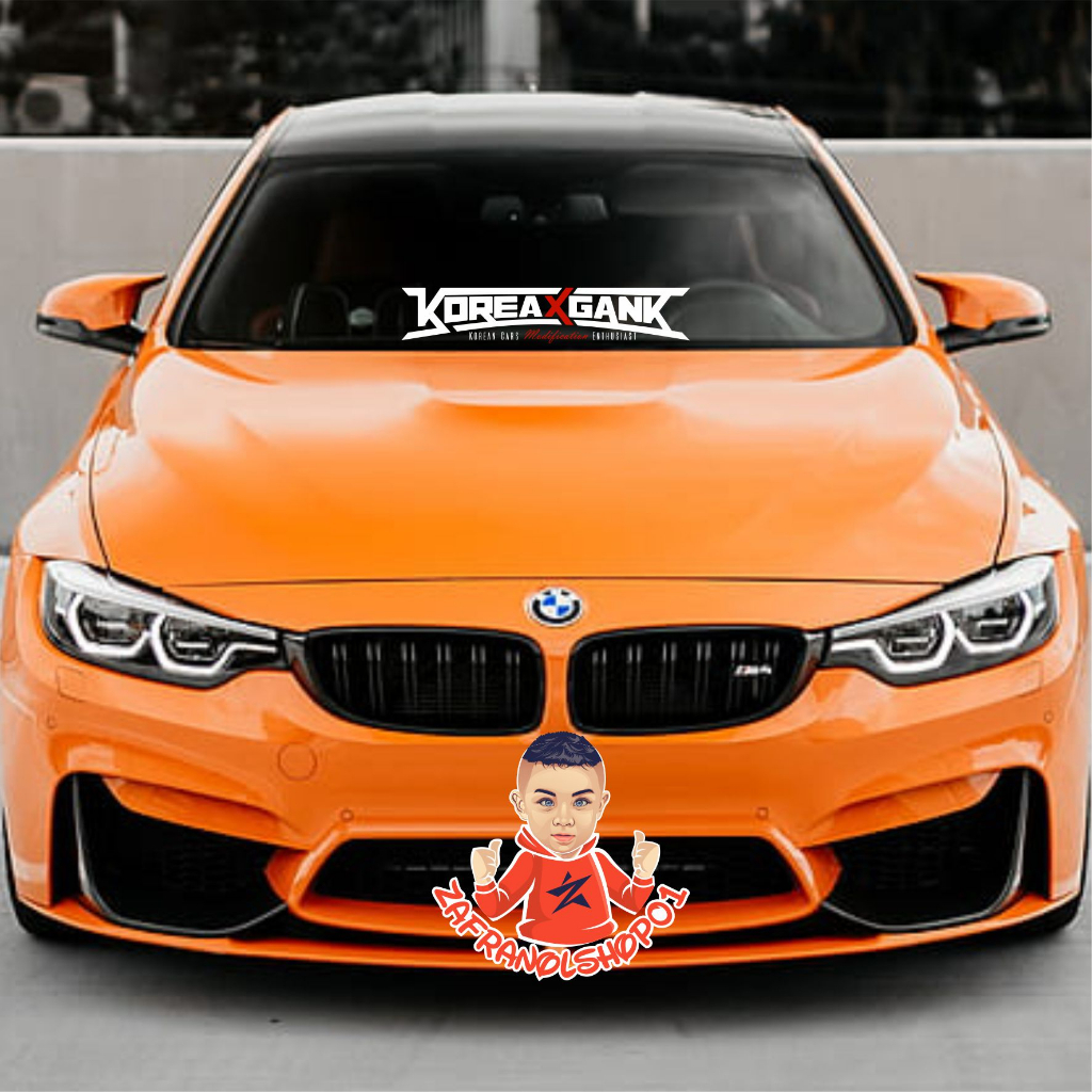 Jual Stiker Korea X Gang Mobil Cutting Sticker Body dan Kaca Mobil ...