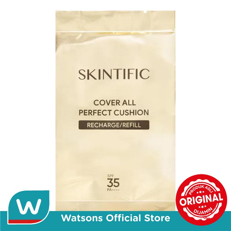 Jual Skintific Refill Cover All Perfect Cushion SPF35 PA++++ 05 Sand | Shopee Indonesia