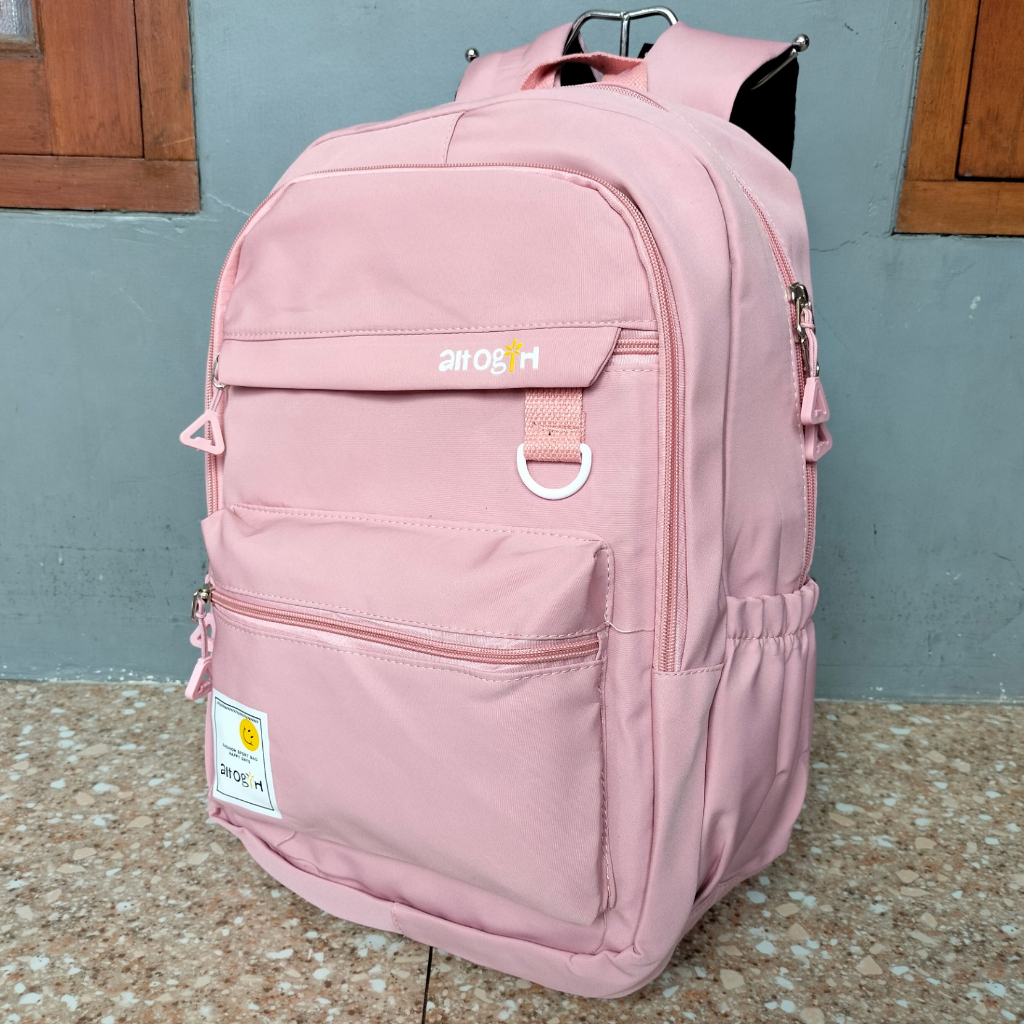 Jual Tas Ransel Backpack Sekolah SD SMP SMA Anak Perempuan Alto Girl Original New Happy Days ...