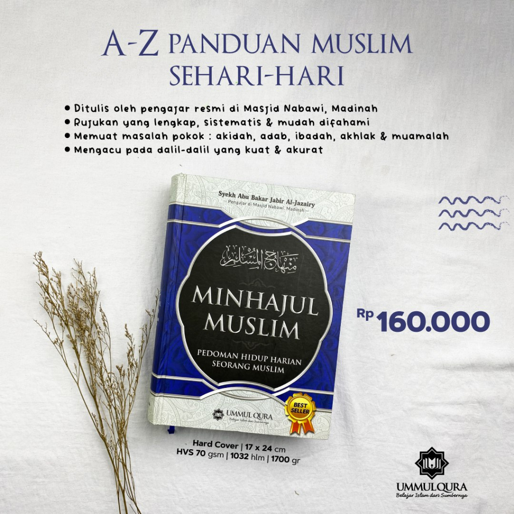 Jual Buku Pedoman Muslim - Minhajul Muslim; Pedoman Hidup Harian ...