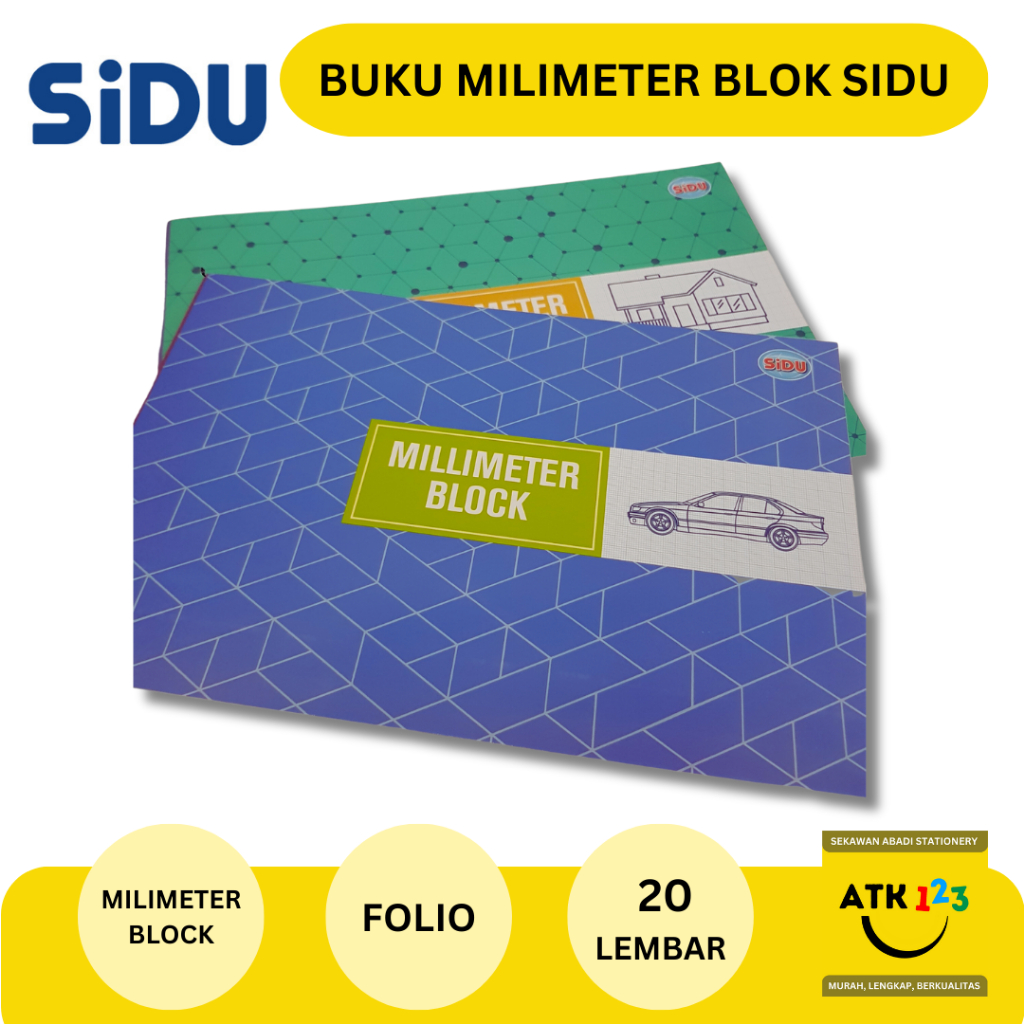 Jual SIDU Buku Milimeter Block / Milimeter Blok Sinar Dunia SIDU Folio ...