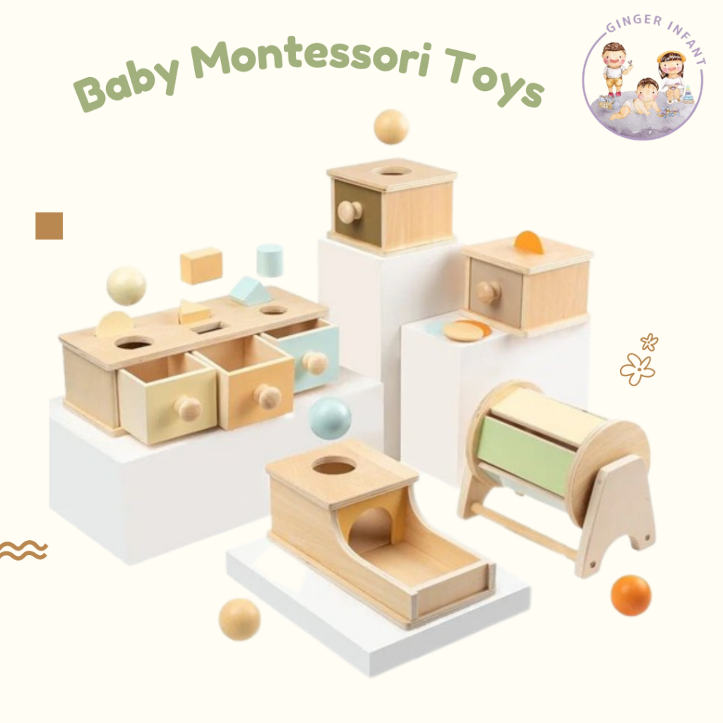 Jual baby montessori toys color mainan bayi mainan Montessori anak ...