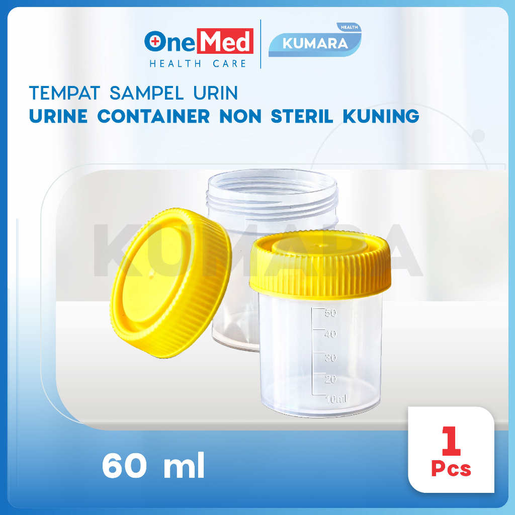 Jual ONEMED - Urine Container Sterile Kuning 60ml Non Steril Pcs ...