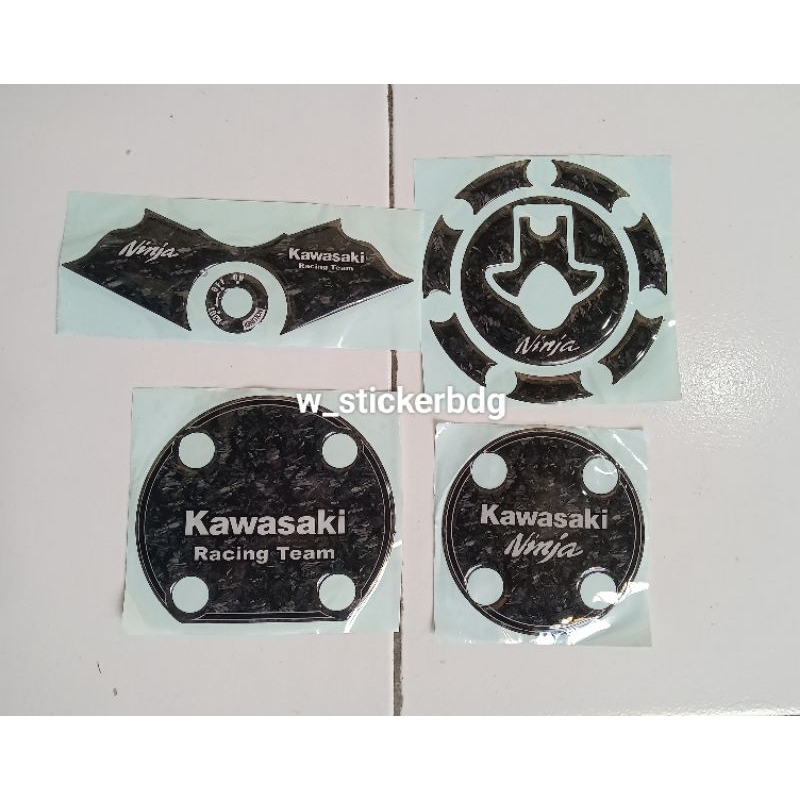 Jual Emblem Set Blok mesin tutup tangki dan segitiga Ninja R Ninja SS ...