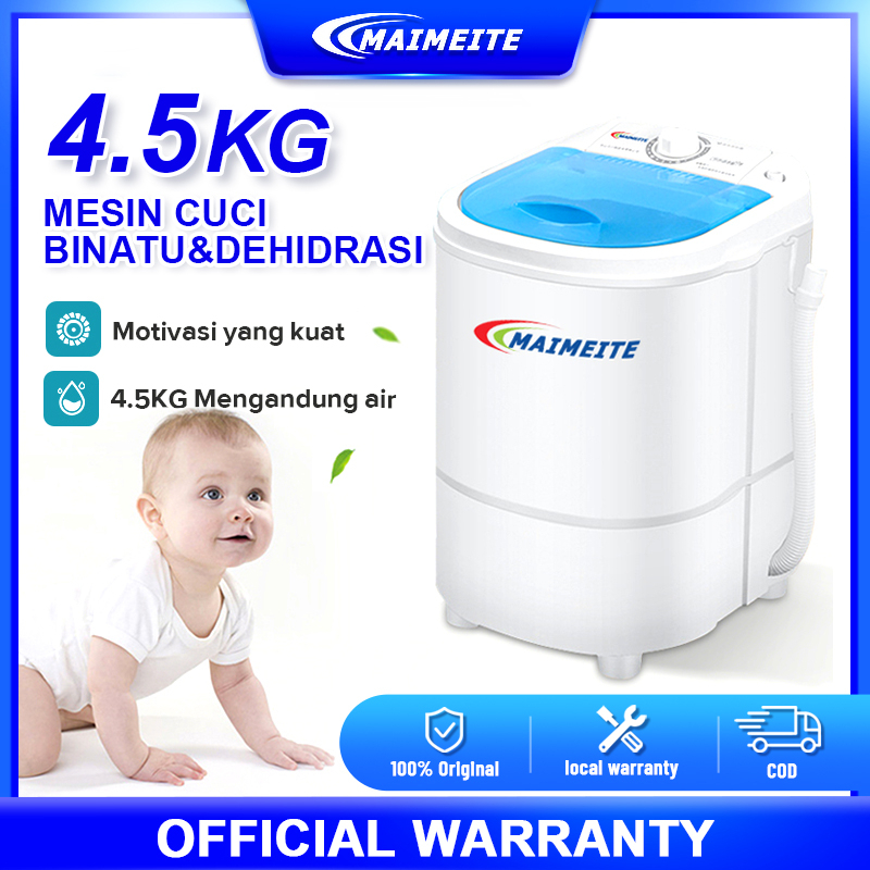 Jual MAIMEITE Mini Washing Machine Mesin Cuci Mini Hemet Energi 4.5KG ...