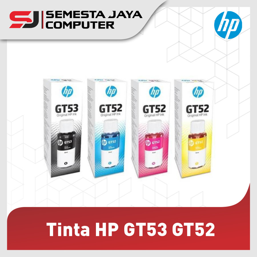 Jual Tinta Catridge HP GT52 ORIGINAL Resmi |For HP Tank 115 315 415 319 ...