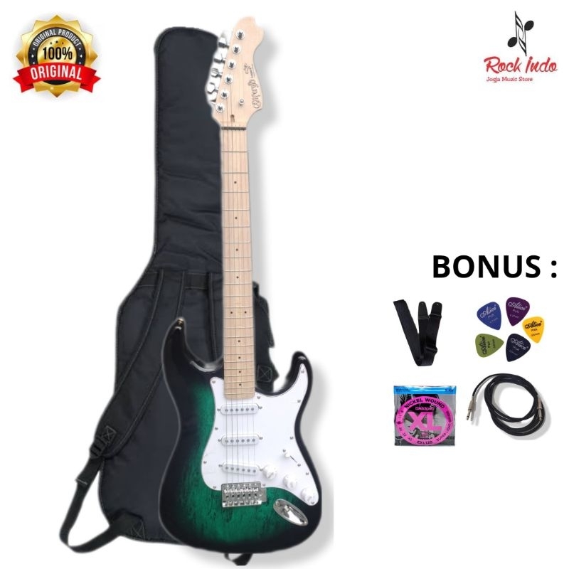 Jual Gitar Elektrik Original Difergio Leopard Listrik Free Packing Kayu ...