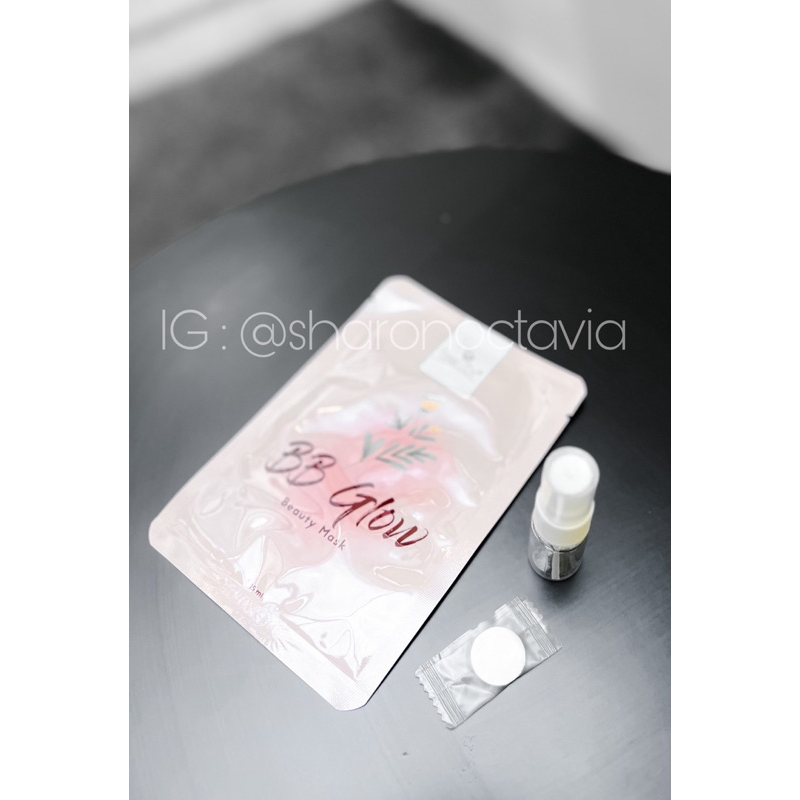 Jual BB GLOW MASK Eceran 1 Pcs Skincare Wajah Masker Wajah Pengencang Kulit Wajah Awet Muda ...