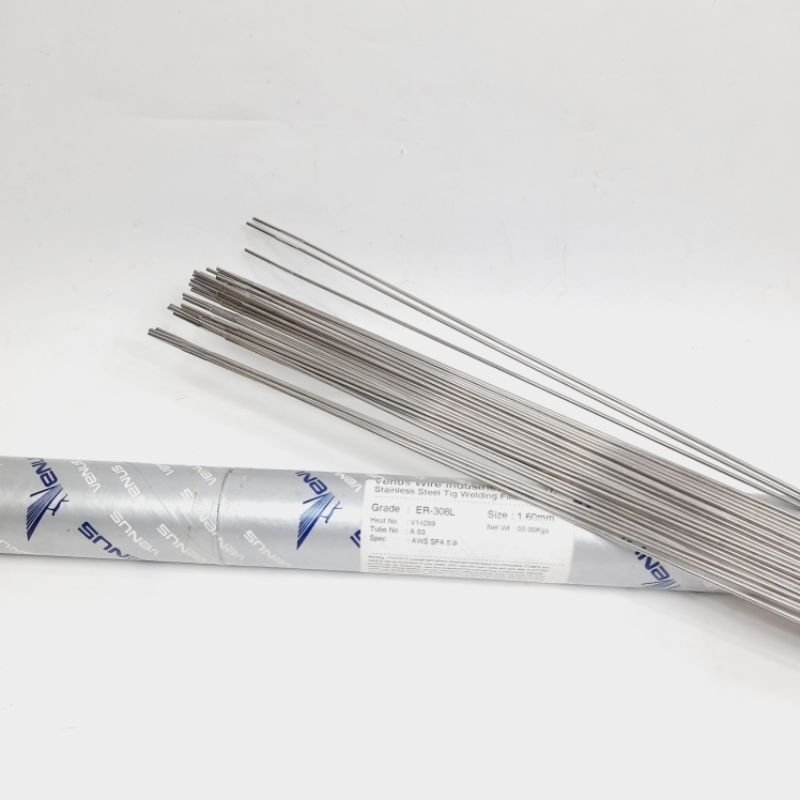 Jual Kawat Las Tig / Argon Stainless Steel ER - 308L VENUS 1.6 MM | Shopee Indonesia