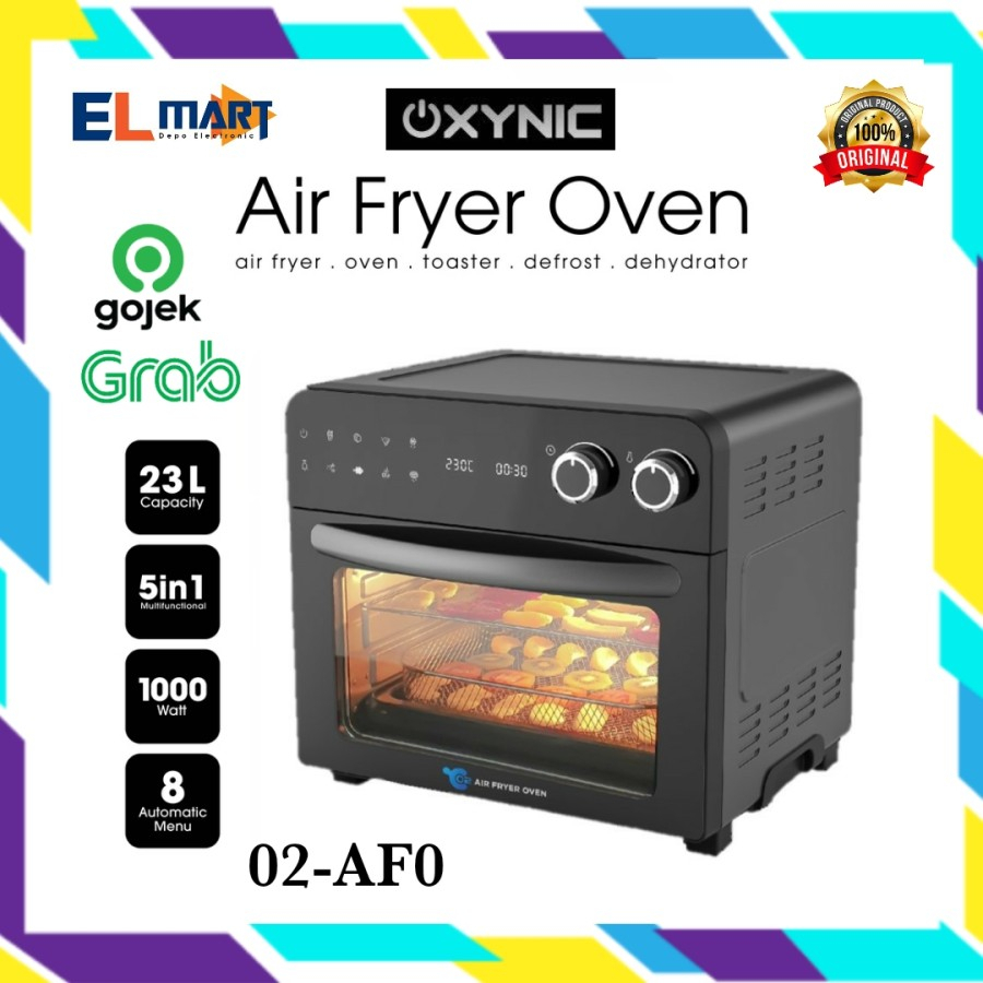 Jual Oxynic Oven Air Fryer 02 AFO 23 Liter 23L Touchscreen 02AFO ...