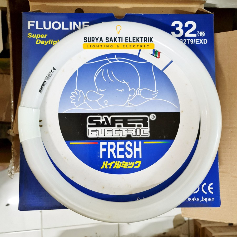 Jual LAMPU TL RING SAFER ELECTRIC 32W SUPER DAYLIGHT | Shopee Indonesia