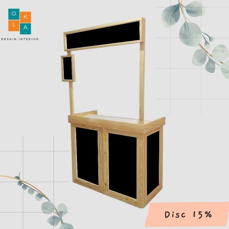 Jual Meja Jualan Lipat/Booth Portable/Gerobag minuman Kekinian ...