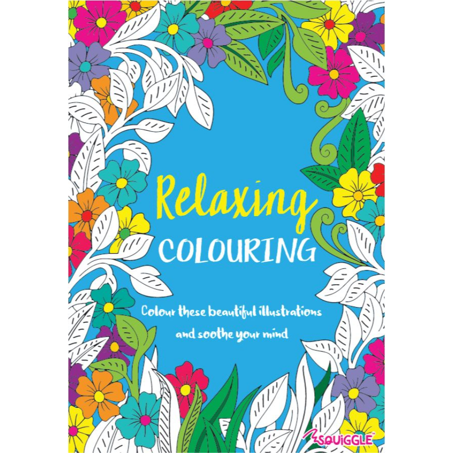 Jual [Squiggle] UK Relaxing Adult Colouring Book (Buku Mewarnai Dewasa ...