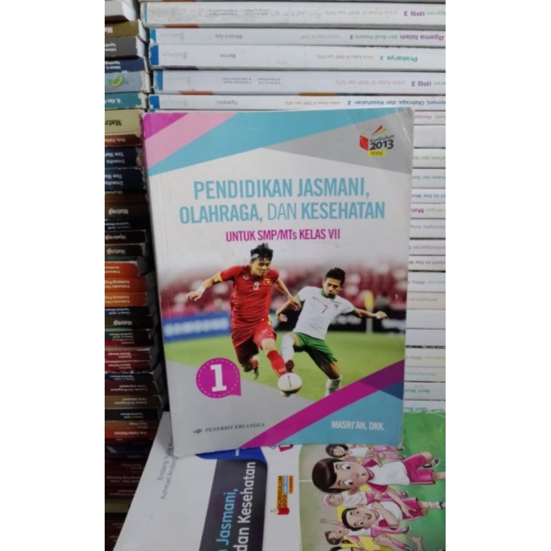 Jual buku pendidikan jasmani olahraga dan kesehatan untuk SMP kelas VII K 2013 Erlangga | Shopee ...