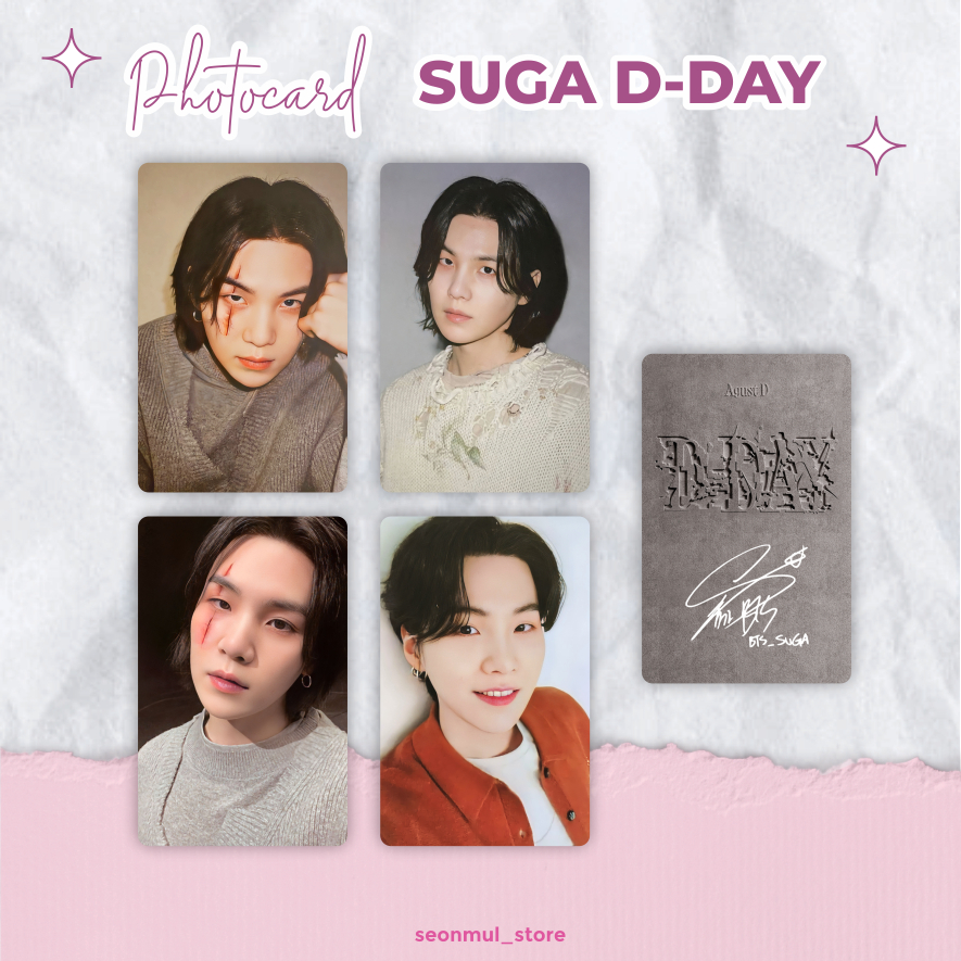 Jual PHOTOCARD PC AGUST D D-DAY / BTS SUGA BENE TARGET / SUGA POB ...