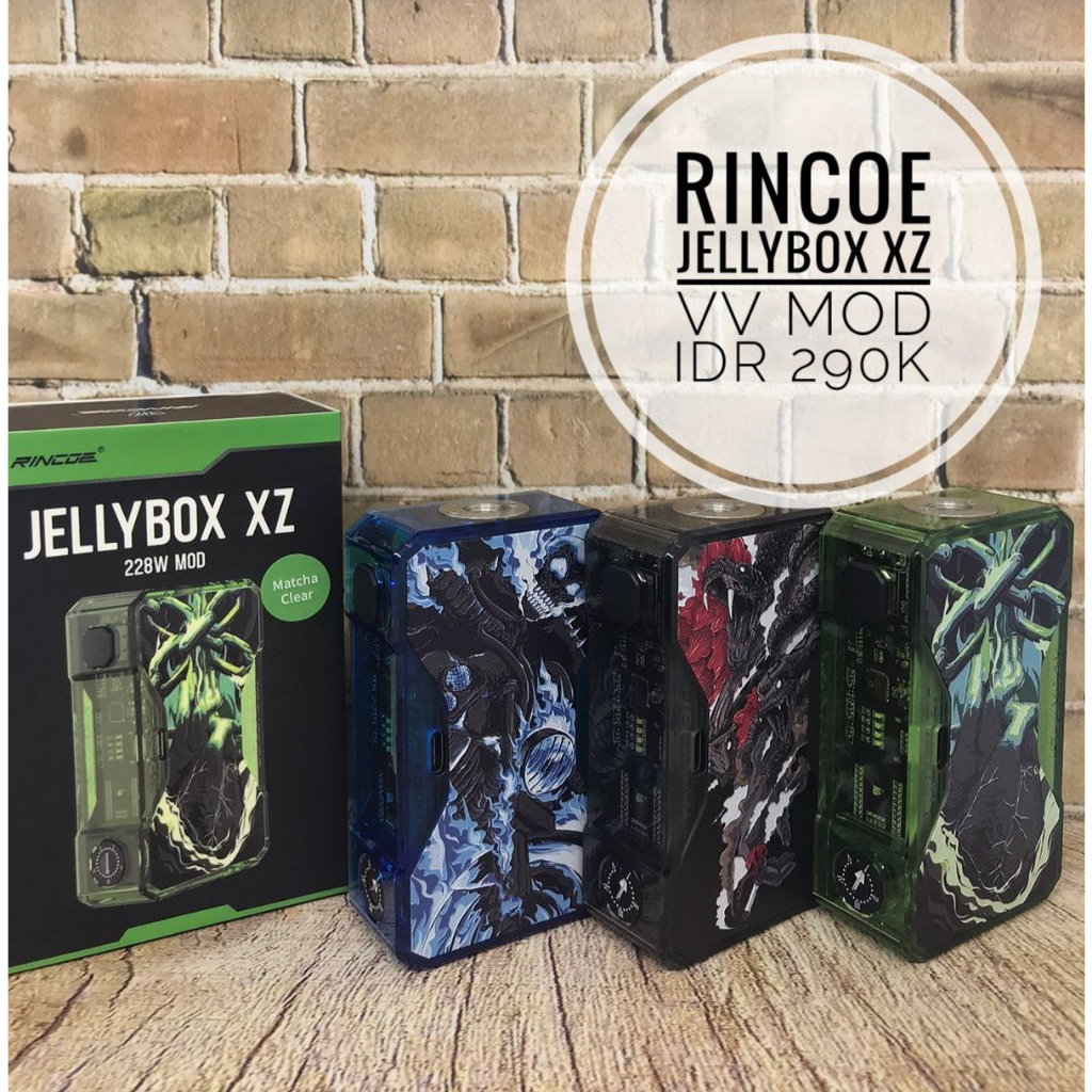 Jual Rincoe Jellybox XZ 228w VV Mod | Shopee Indonesia